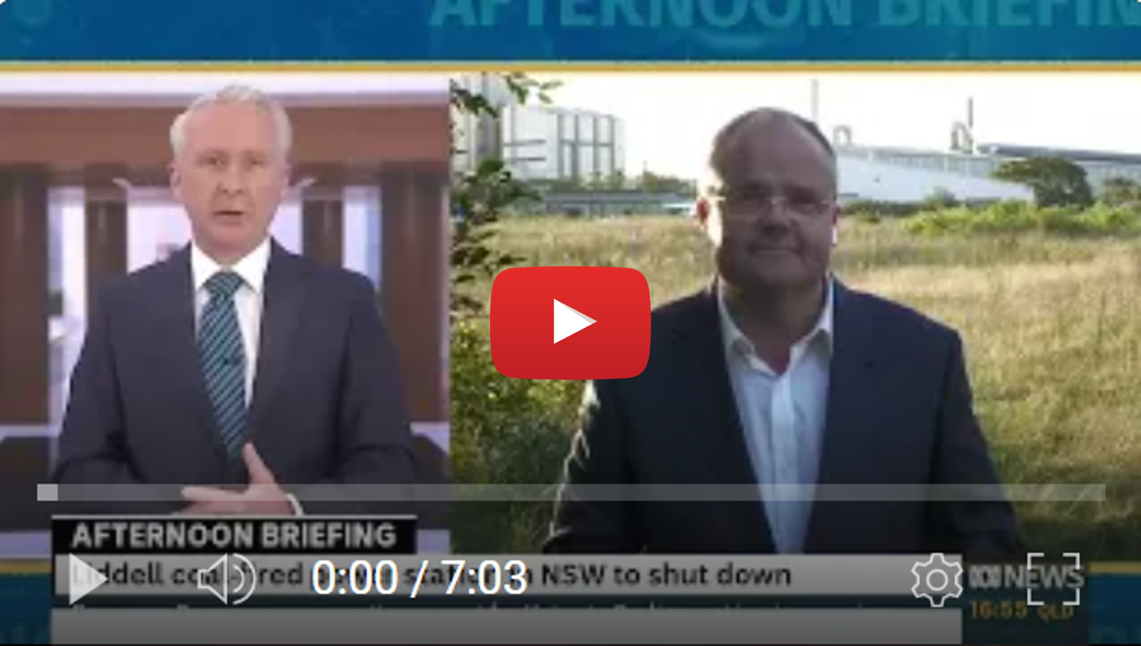 Interview with ABC - Afternoon Briefing, Greg Jennett - Ted O'Brien